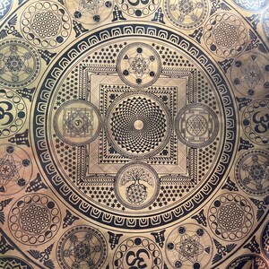 50-100cm Tibetan Gong High Quality Authentic AUM Gong Handmade in Nepal ...