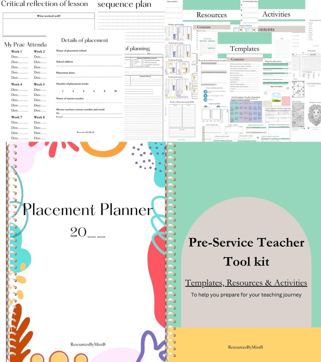 Placement Planner & Teacher Tool Kit Bundle - Etsy