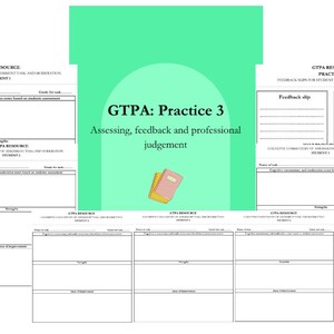 GTPA Templates for the Five Practices - Etsy