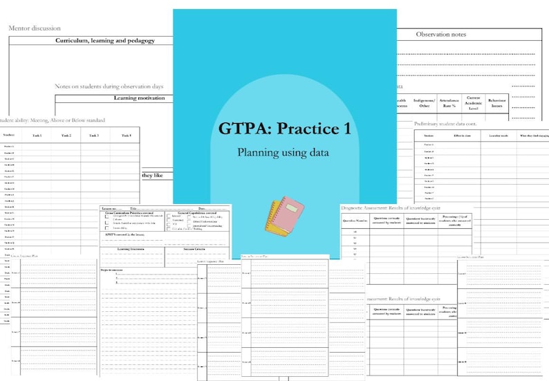GTPA Planner & Templates Bundle - Etsy Australia