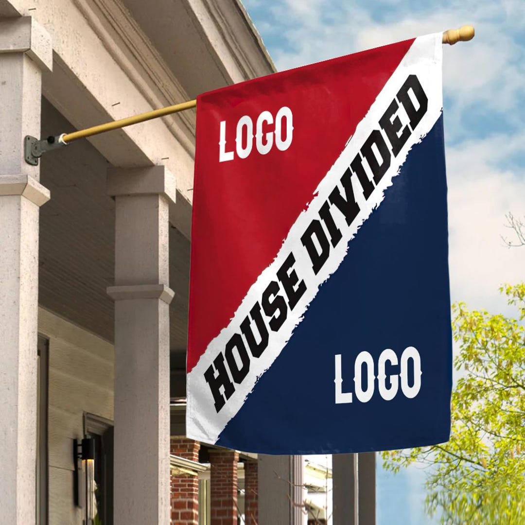 Custom House Divided Flag, Custom Flag, House Divided Flag, Flag ...