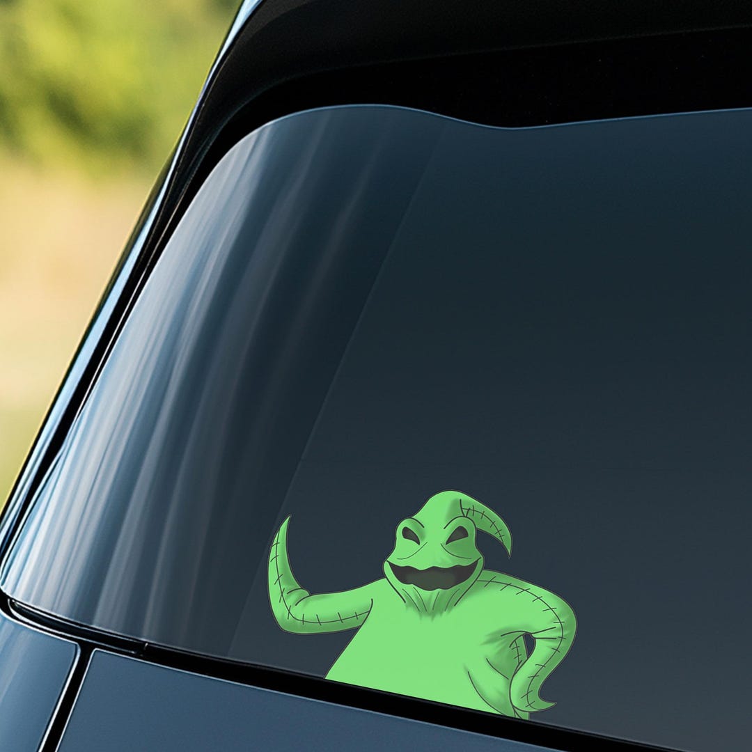 Oogie Boogie Peeker Peeking Car Window Decals - Bumper Waterproof ...