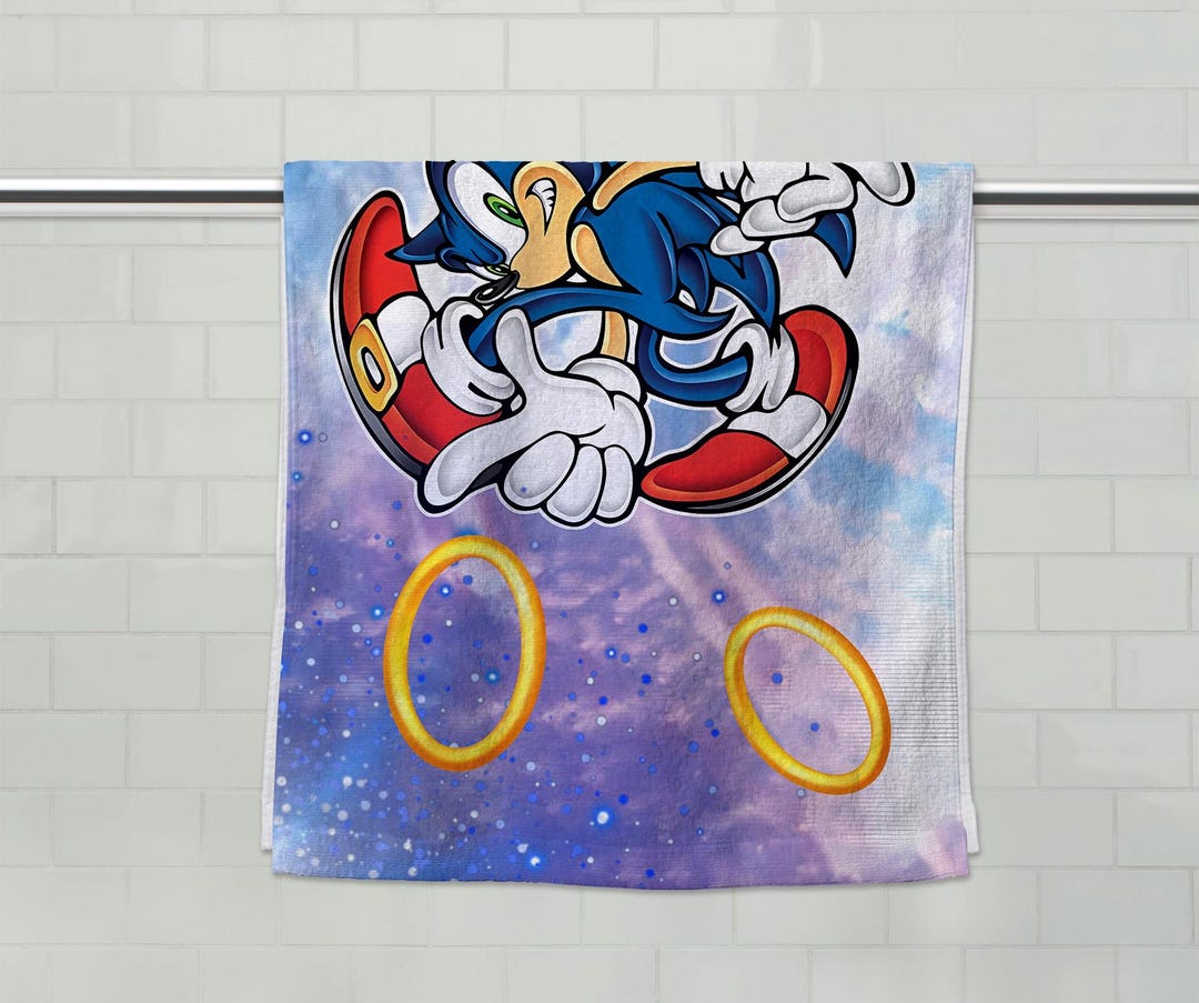 Personalized Team Sonic Beach Towels, Together in Adventure! Sonic ...