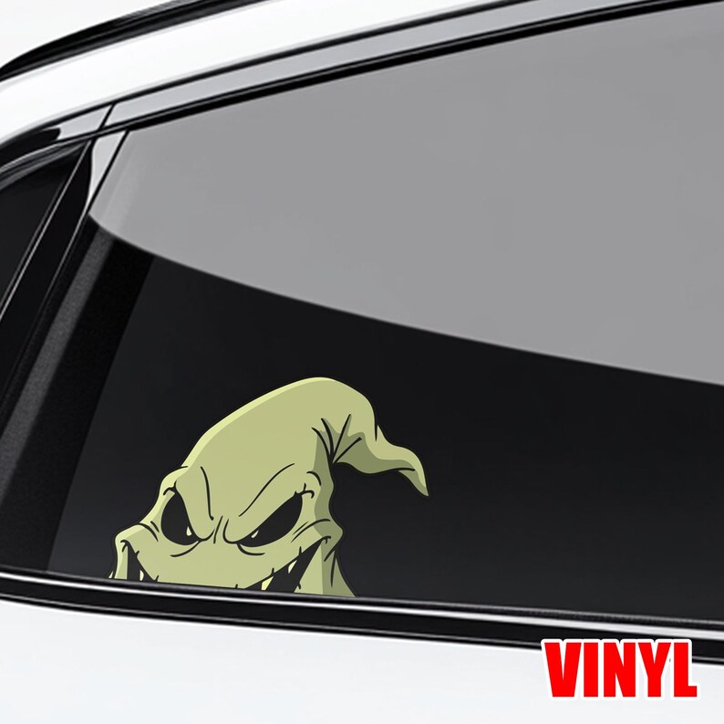 Oogie Boogie Peeker Peeking Car Window Decals - Bumper Waterproof ...