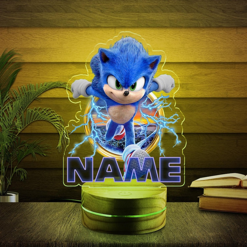 Sonic Table Lamps - Etsy