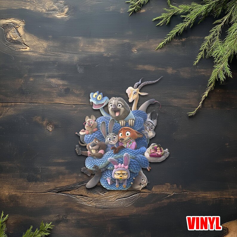 Zootopia Peeker Sticker,judy and Nick Sticker,disney Zootopia Sticker ...