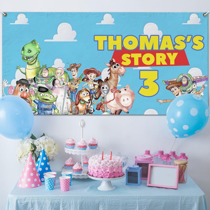 Toy Story Backdrop - Etsy