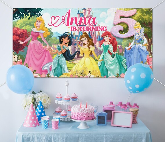 Party Decoration Backdrop WirJouer 7x5 FT Princess Backdrop - Snow ...
