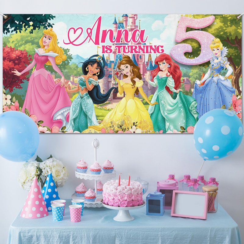 Princess Backdrop - Etsy