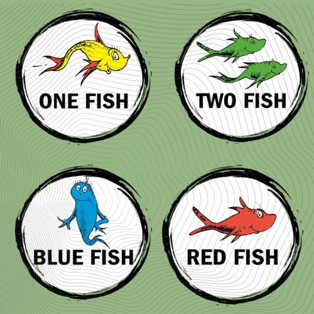 One Fish Two Fish Png, Read Across Day Sublimation, School Png, Reading ...