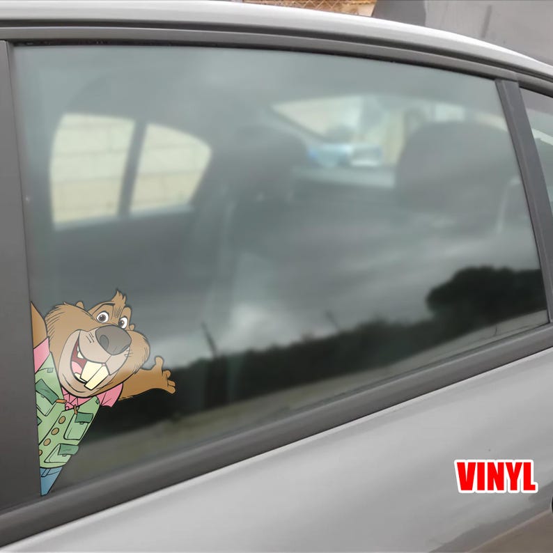 Zootopia Peeker Peeking Sticker, Judy Hopps Nick Wilde Peekaboo Car ...