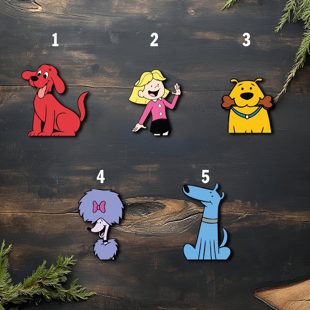Clifford the Big Red Dog Peeker Peeking Car Window Decals - Bumper ...