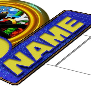 Shadow the Hedgehog Yard Sign Cutout, Sonic Shadow Birthday Party Decor ...