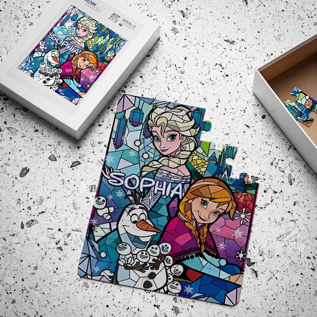 Personalized Disney Elsa Jigsaw Puzzle Name,wdw Frozen Board Game ...