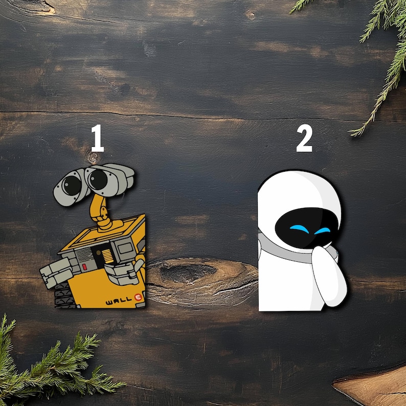 Eve Wall E Peeker Peeking Car Decal Wall Decor Bumper Cartoon Stickers ...