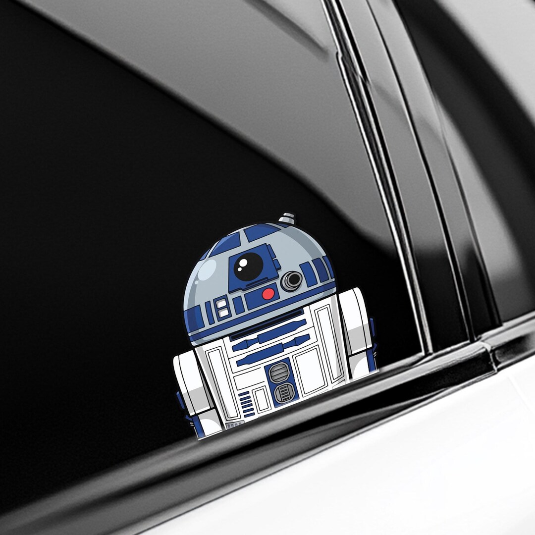 Star Wars Peekaboo Sticker, R2D2 Car Window Decal, Star Wars Fan Gift ...