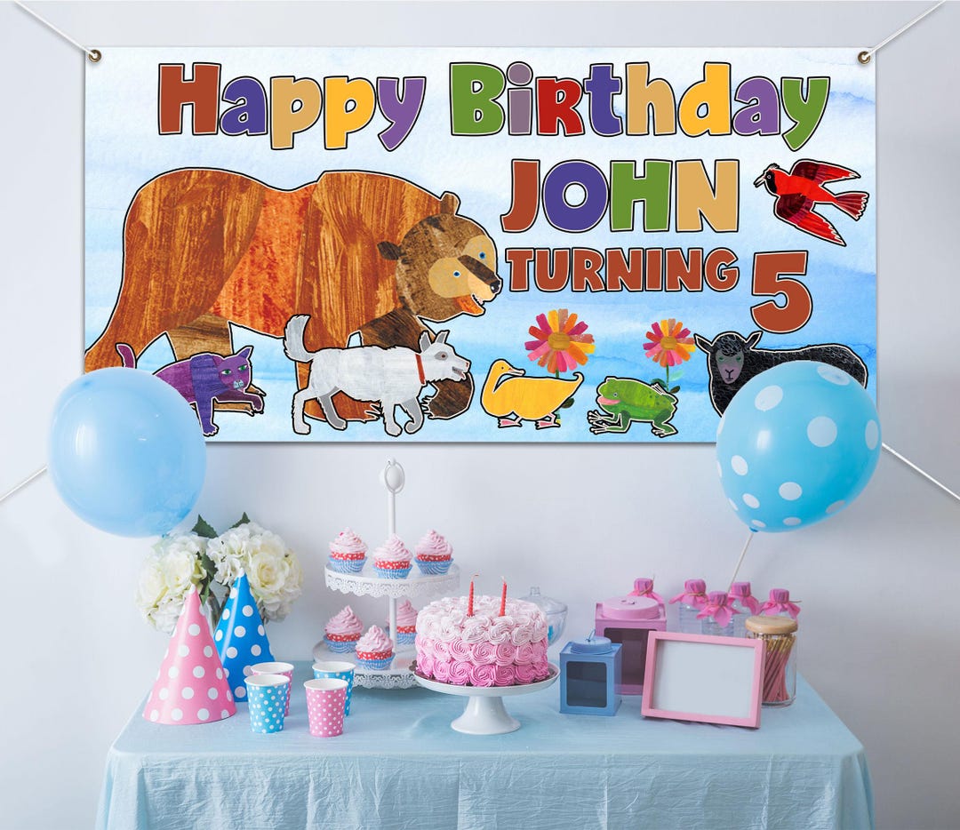 Gracie’s Corner Backdrop for Girls – Custom Name Birthday Banner, Kids ...