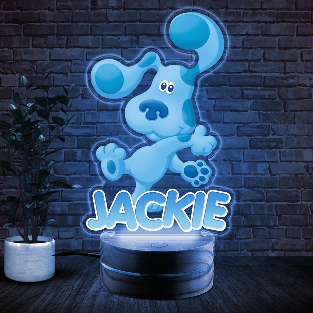 Blues Clues Night Light, Personalized Blue Clues Night Light, 2025 ...