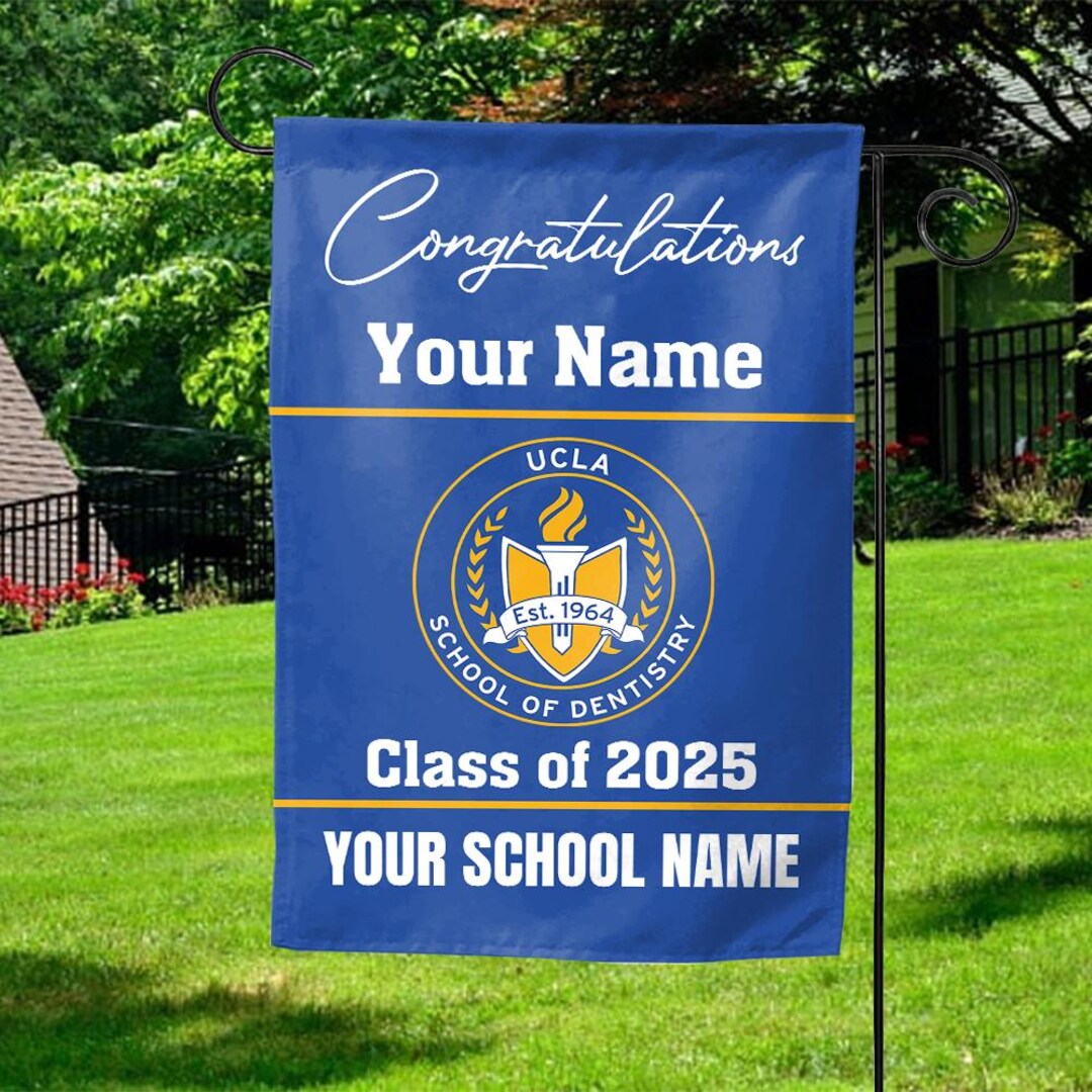 Custom Graduation Flag, Graduate Yard Sign, College Grad Flag,college ...