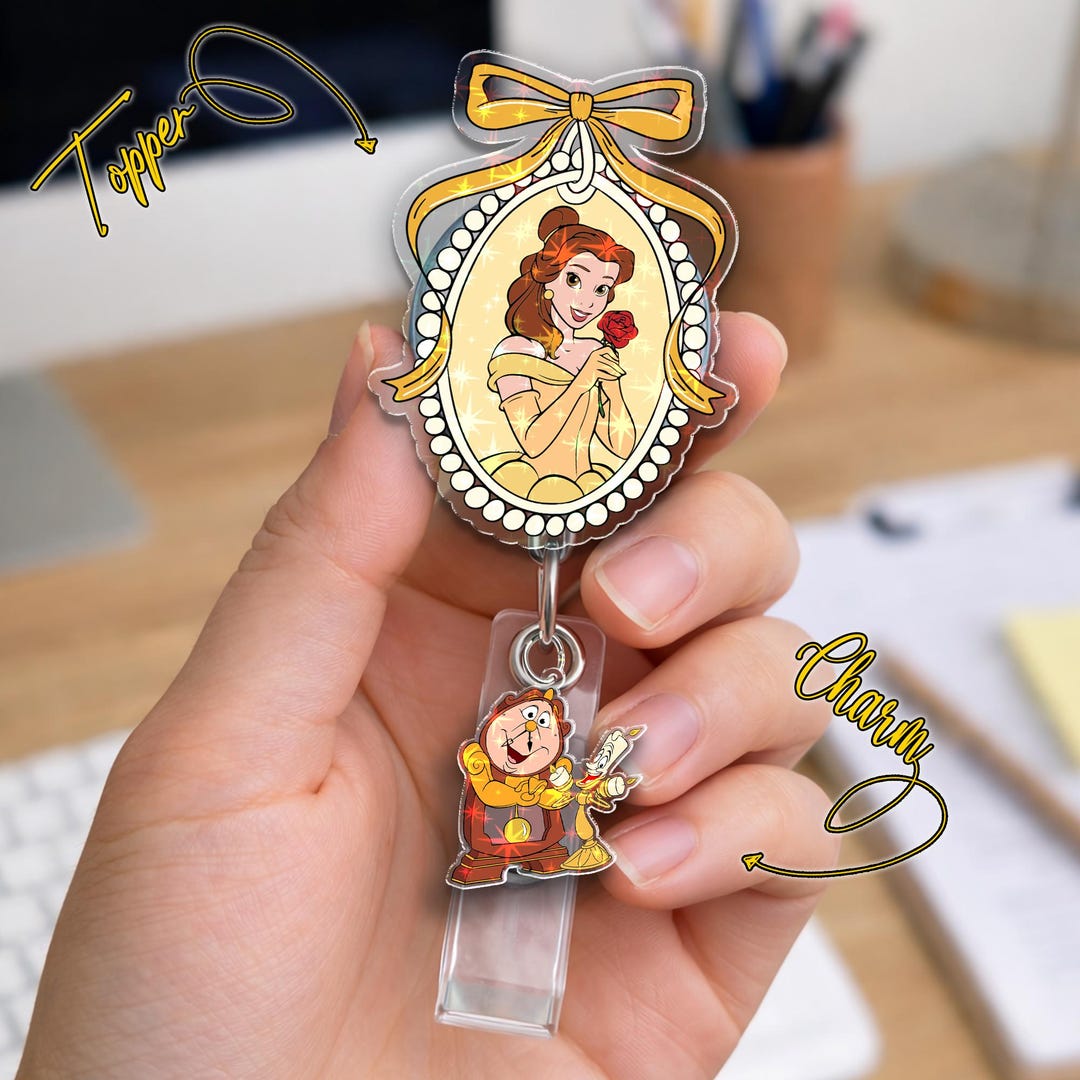 Disney Princess Badge Reel Cute, Cinderella Belle Ariel Rapunzel ...