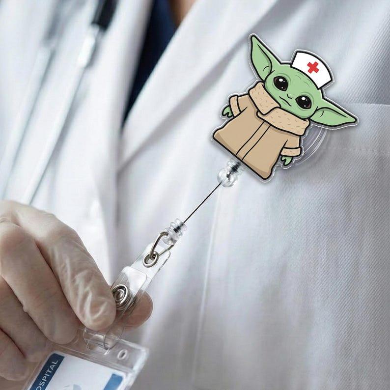 Custom Disney Star Wars Badge Reel, Disney Galaxy Acrylic ID Holder ...