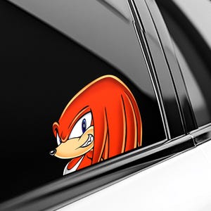 Sonic Shadow Amy Tails Knuckles Silver Peekaboo Peeker Peeking Car ...