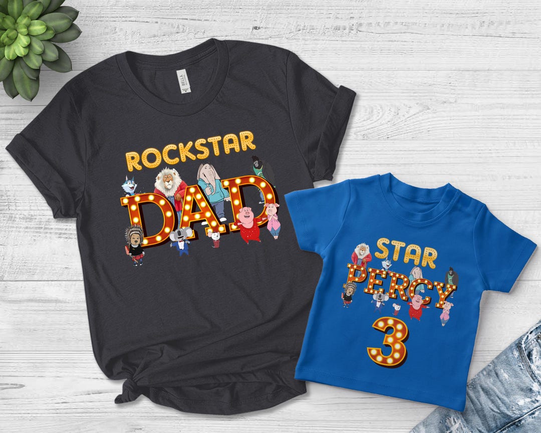 Custom Sing Movie Birthday Shirt | Pig Sing Party Tee | Family Matching ...