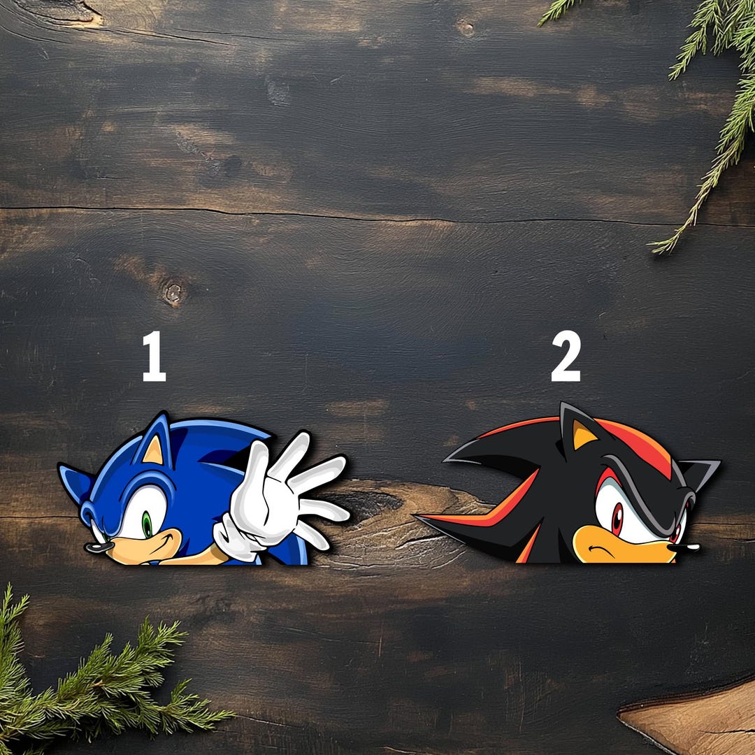 Shadow Peeker Peeking Car Window Decals - Bumper Waterproof Stickers ...