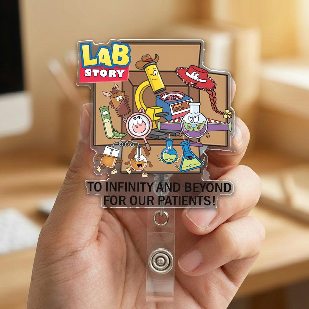 Lab Week 2026 Badge Reel Lab Story Gift Lab Scientist Badge Blood Bank ...