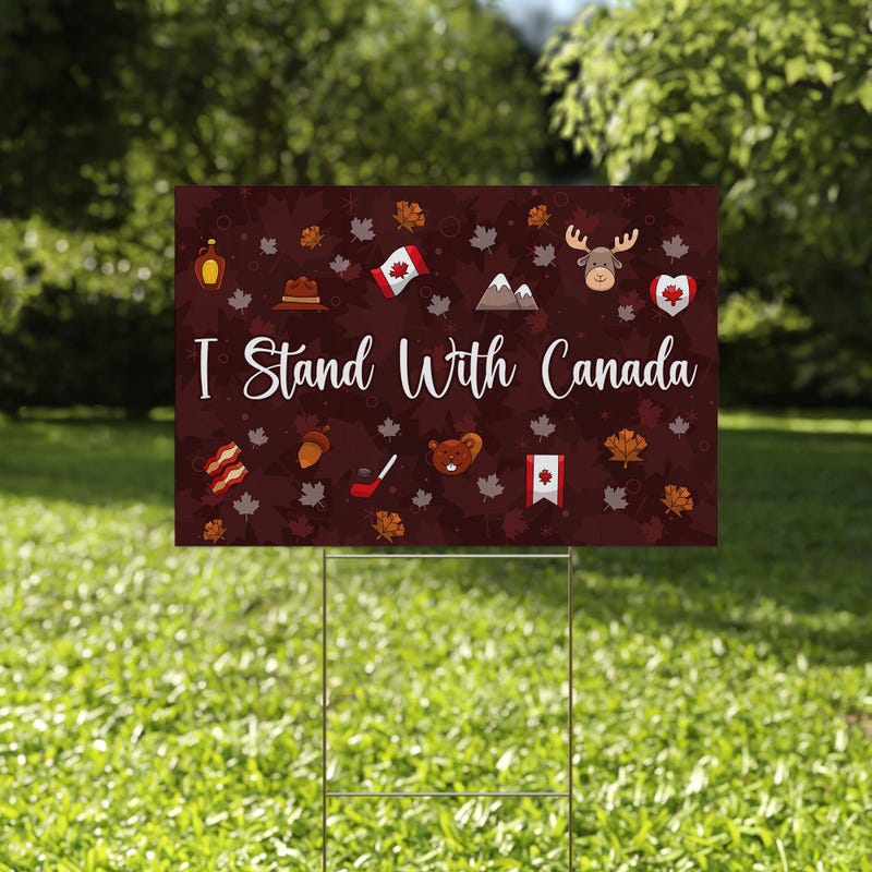 Canadian Lawn Sign - Etsy