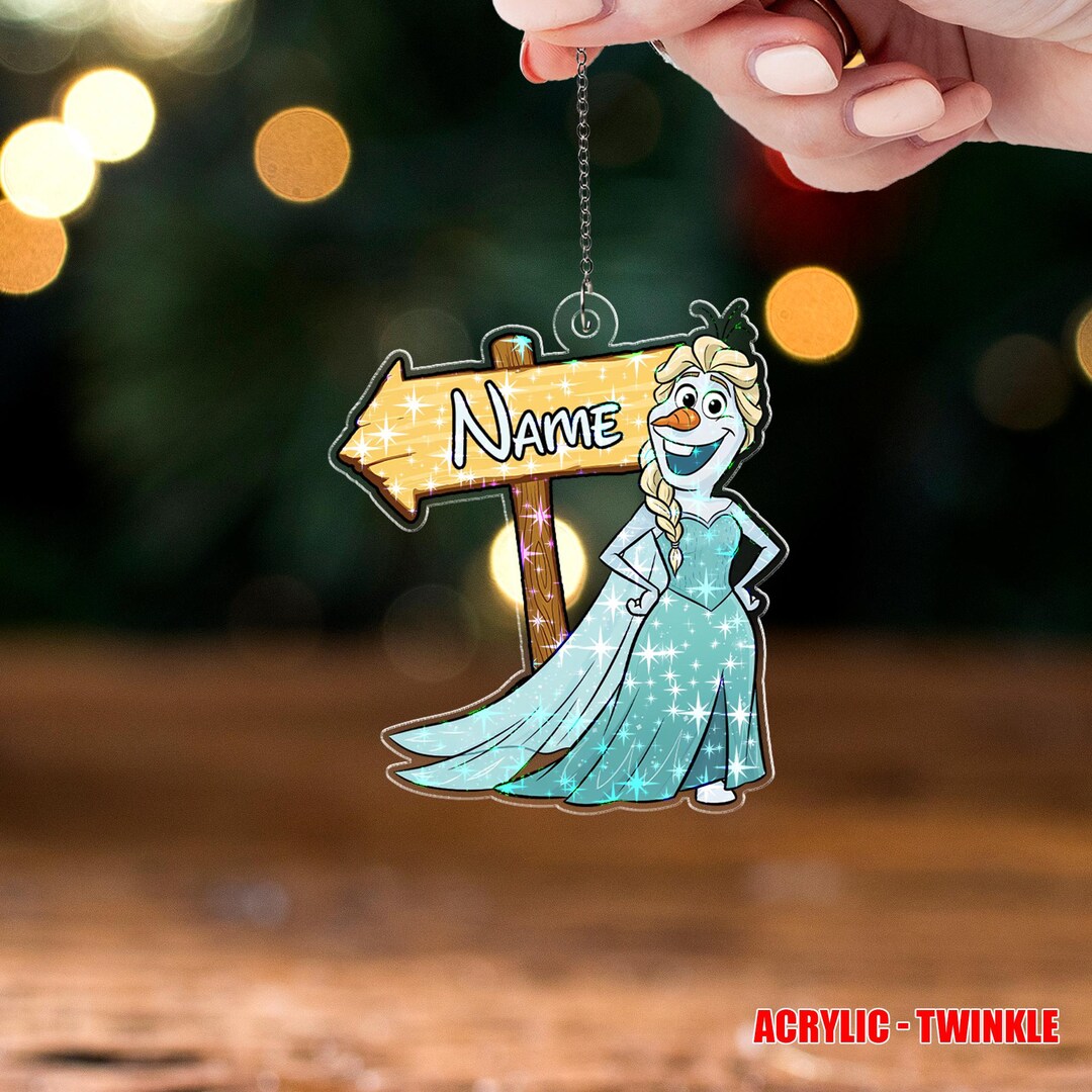 Custom Olaf Frozen Ornament,olaf Fan Gift,olaf Christmas Ornament,olaf ...