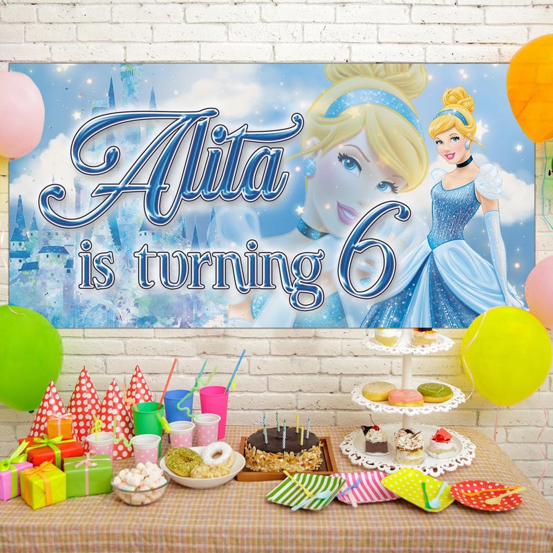 Cinderella Backdrop - Etsy