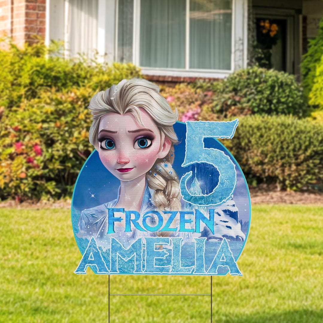 Frozen Cutouts Themed Birthday Party Cutout Frozen Decoration Elsa Ana ...