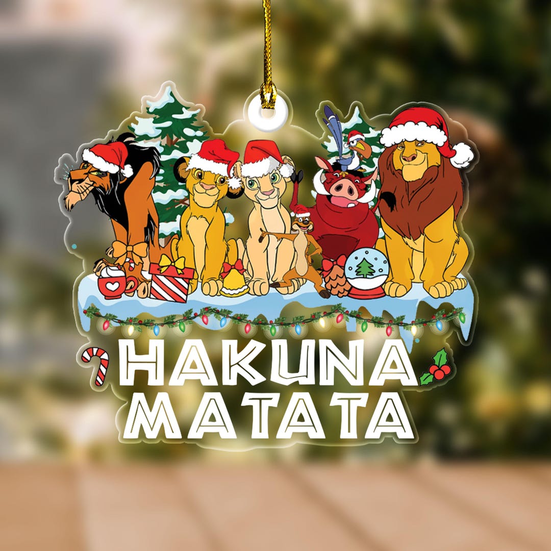 Personalized Lion King Christmas Ornament, Simba Christmas Ornament ...