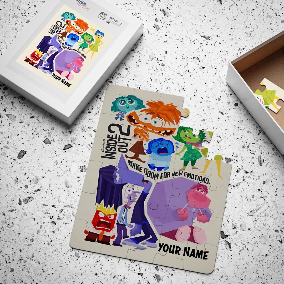 Personalized Disney Inside Out Jigsaw Puzzle Game With Name ...