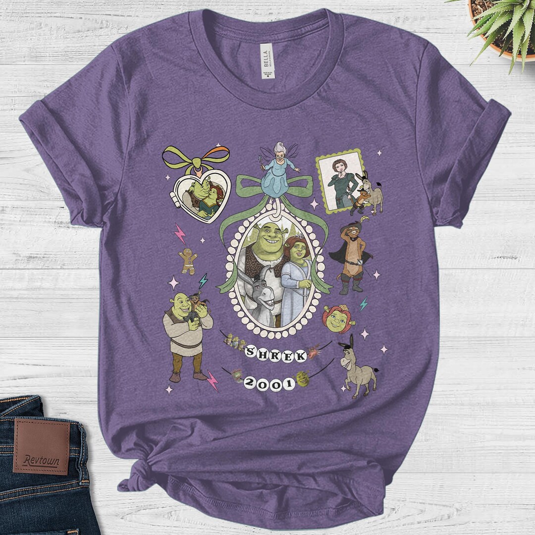 Custom Coquette Shrek Family Matching Shirt, Fiona Donkey Lord Farquaad ...