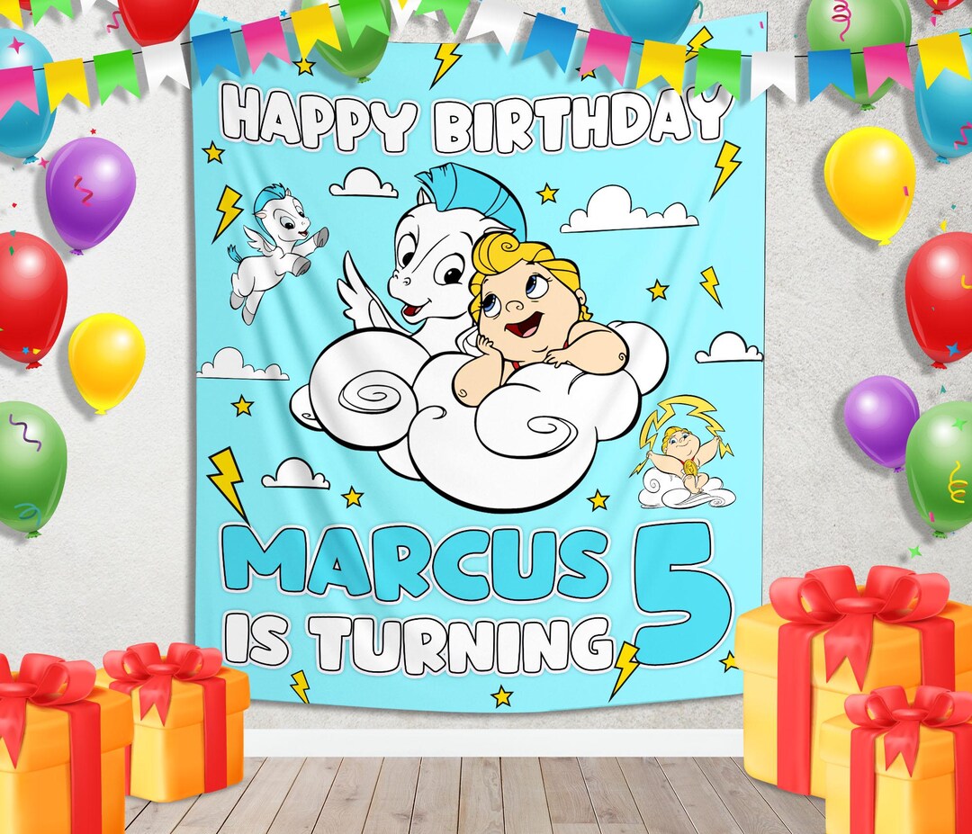 Disney Baby Hercules Baby Pegasus Banner, Disney Hercules Banner ...
