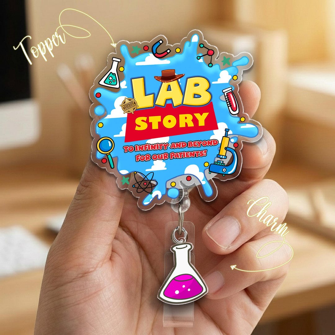 Lab Week 2026 Badge Reel Lab Story Gift Lab Scientist Badge Blood Bank ...