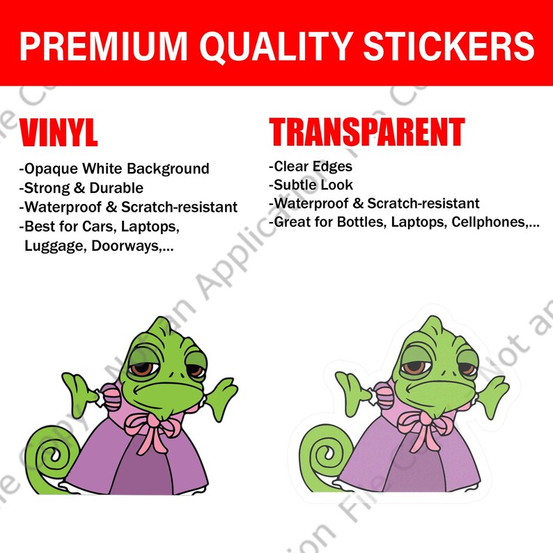 Pascal Rapunzel Peeker Sticker – Rapunzel Peeking Pascal Car & Laptop ...