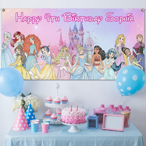 Princess Banners - Etsy