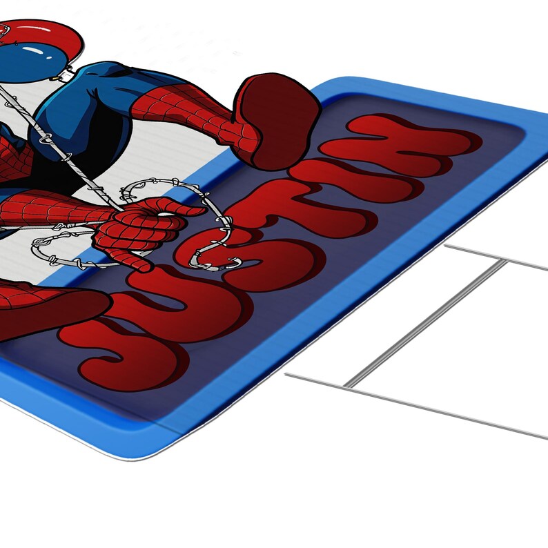 Spidey Birthday Sign, Avengers Birthday Yard Sign Cut Out, Superhero ...