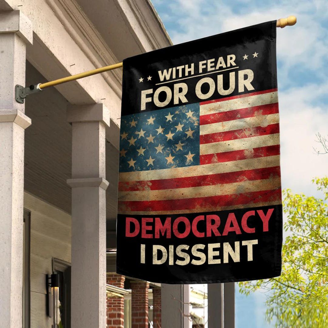 I Dissent Flag, Vote Flag, Anti-trump Flag, Democracy Flag,post ...