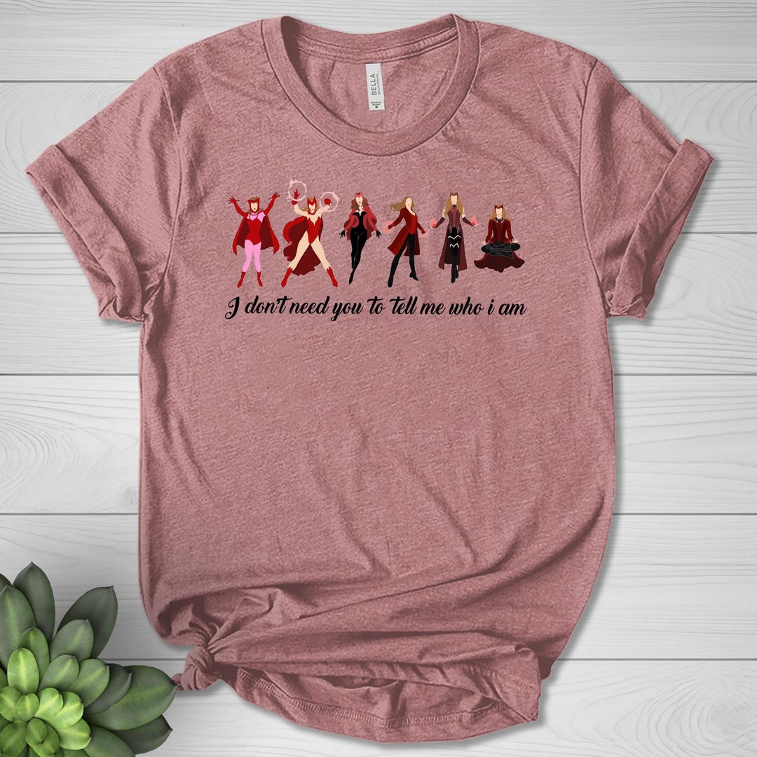 Marvel Scarlet Witch Shirts, Wanda Maximoff Portrait Shirt, Gifts Tee ...