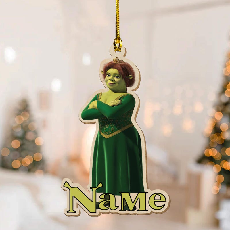 Fiona and Shrek Ornament - Etsy