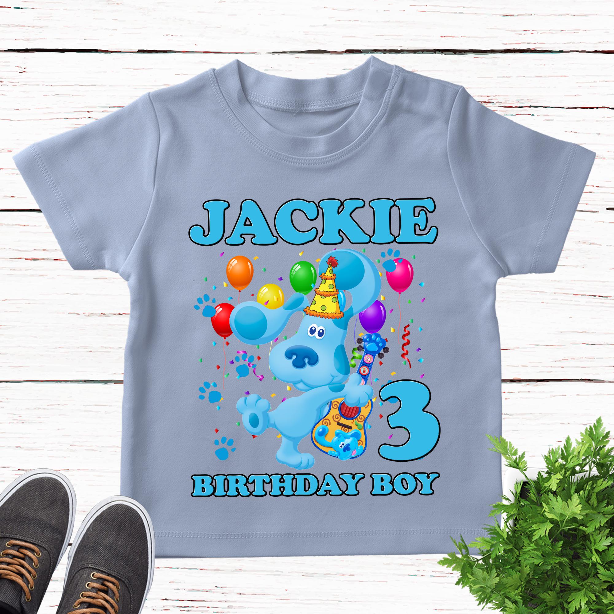 Blues Clues Birthday T Shirt, Blues Clues Theme Party, Personalized ...