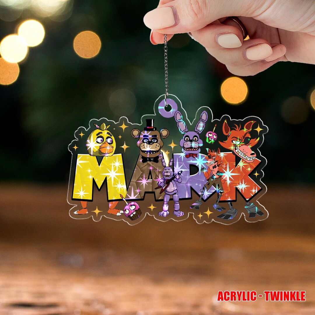 Custom Freddy Ornament With Name Oranment, Christmas Gift for Kids ...