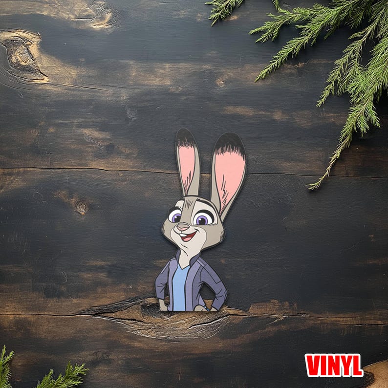 Zootopia 2 Peeker Sticker,judy and Nick Sticker,disney Zootopia ...