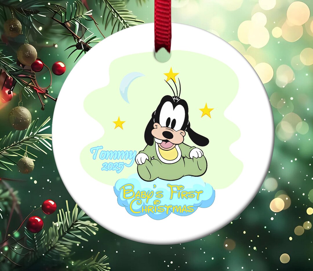 Baby Goofy First Christmas Ornament – Cute Disney Baby Ornament ...