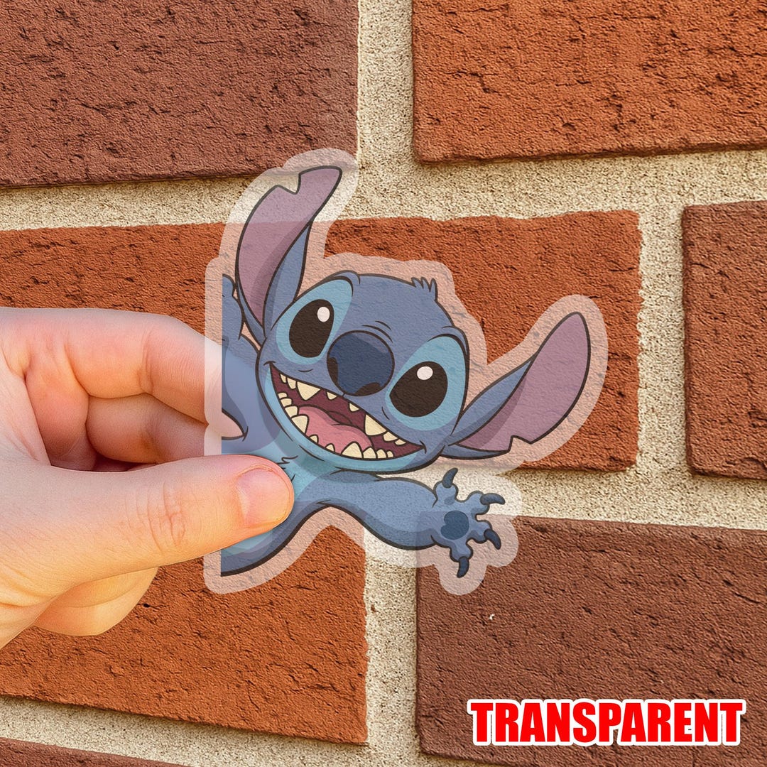Curious Stitch Peeker Peeking Sticker Car Decals Waterproof ...