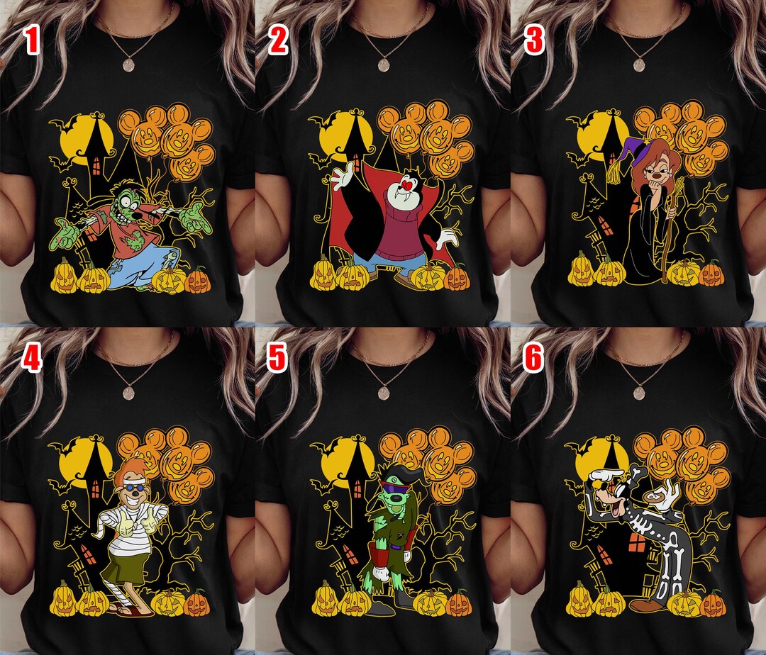 Disney A Goofy Movie Costume Mummy Halloween Shirt, Disneyland ...